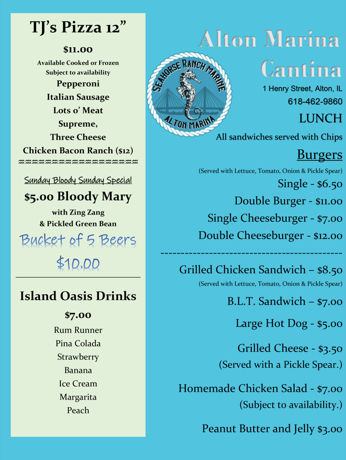 The Cantina - Alton Marina Operated by Seahorse Ranch Marine